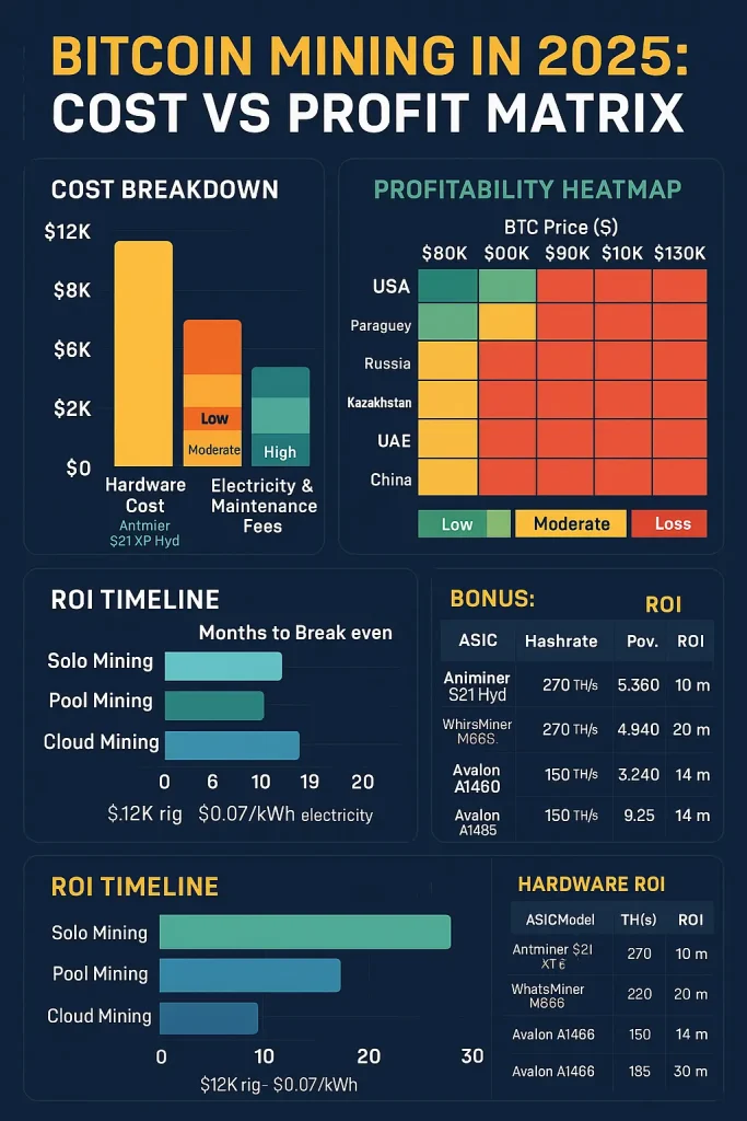 Is Bitcoin Mining Still Profitable in 2025? Costs, Rewards & Strategies ...